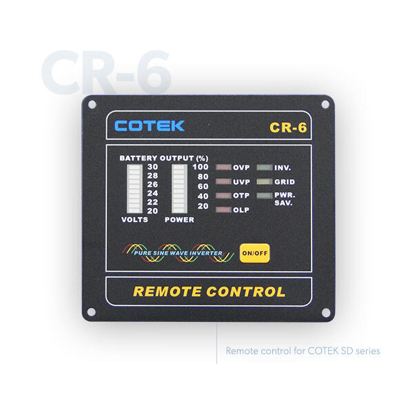 Inverter Charge Controller: CR-6 - Cotek Electronic